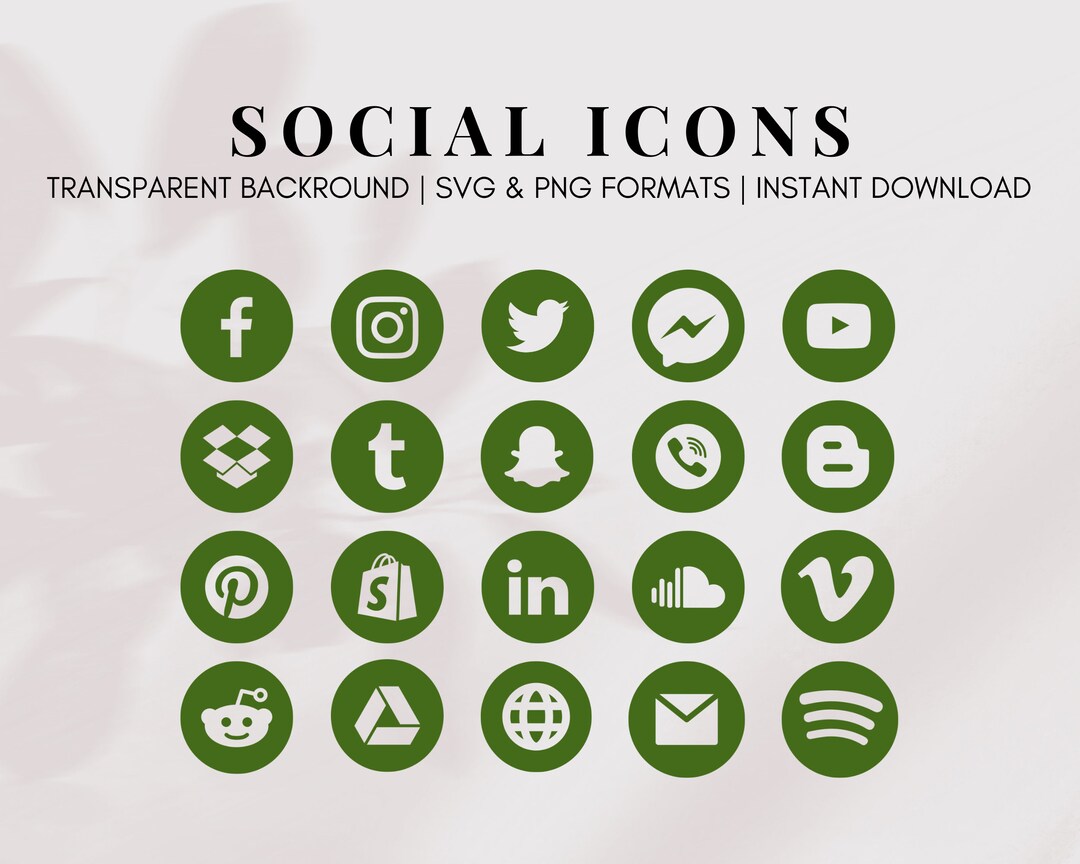 Green Social Media Icons SVG Social Media Icon Pack Transparent Green ... Green Social Media Icons SVG Social Media Icon Pack Transparent Green ...