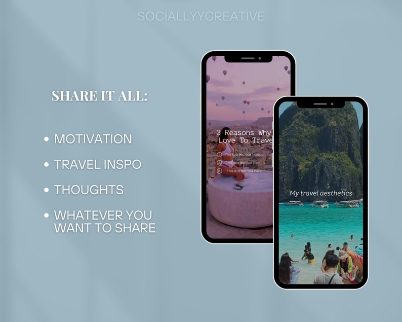 Travel Instagram Reel Templates Travel Agent Social Media Travel ...