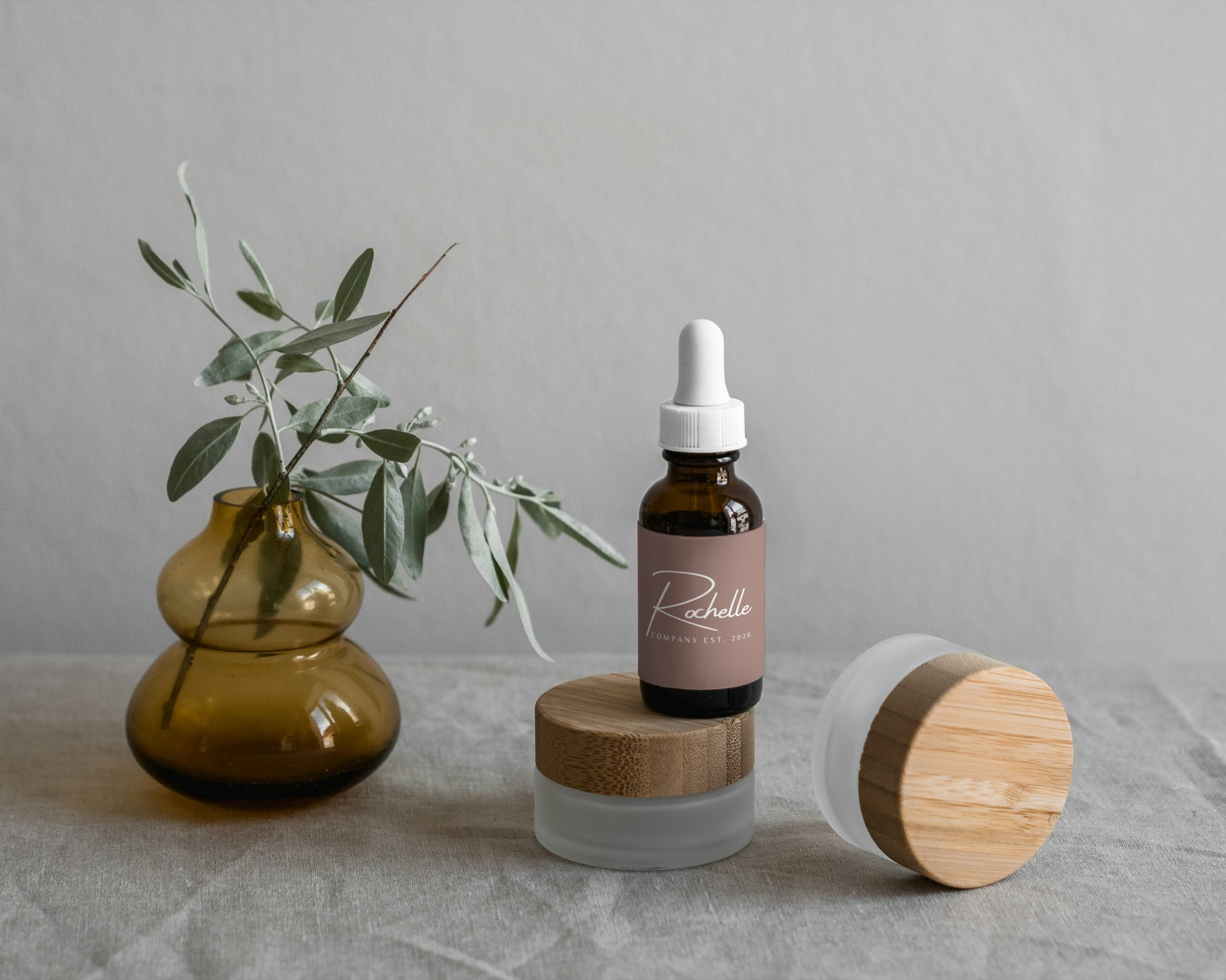 Beige Editable Logo Design Template Beige Canva Business Logo White ...