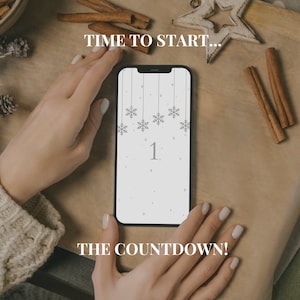Christmas Calendar Instagram Post Advent Calendar Social Media Editable ...