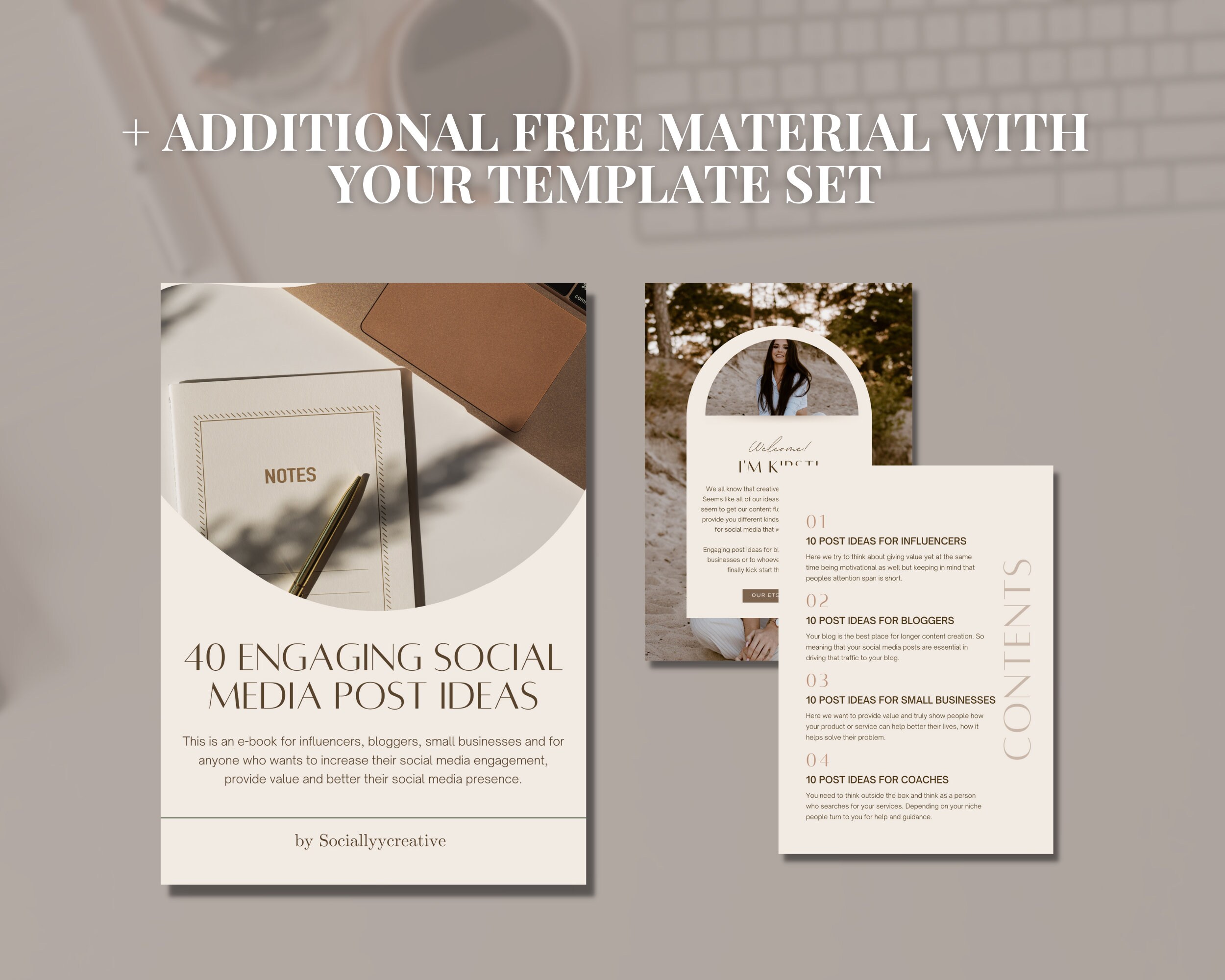 Editable Logo Design Template | Beige Canva Business Logo | White ...