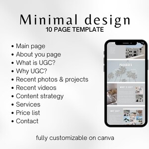 Travel UGC Portfolio Template Editable Travel Content Creator Travel ...