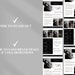 Dark Media Kit Template 2 Page Black Media Kit Influencer Rate Sheet ...