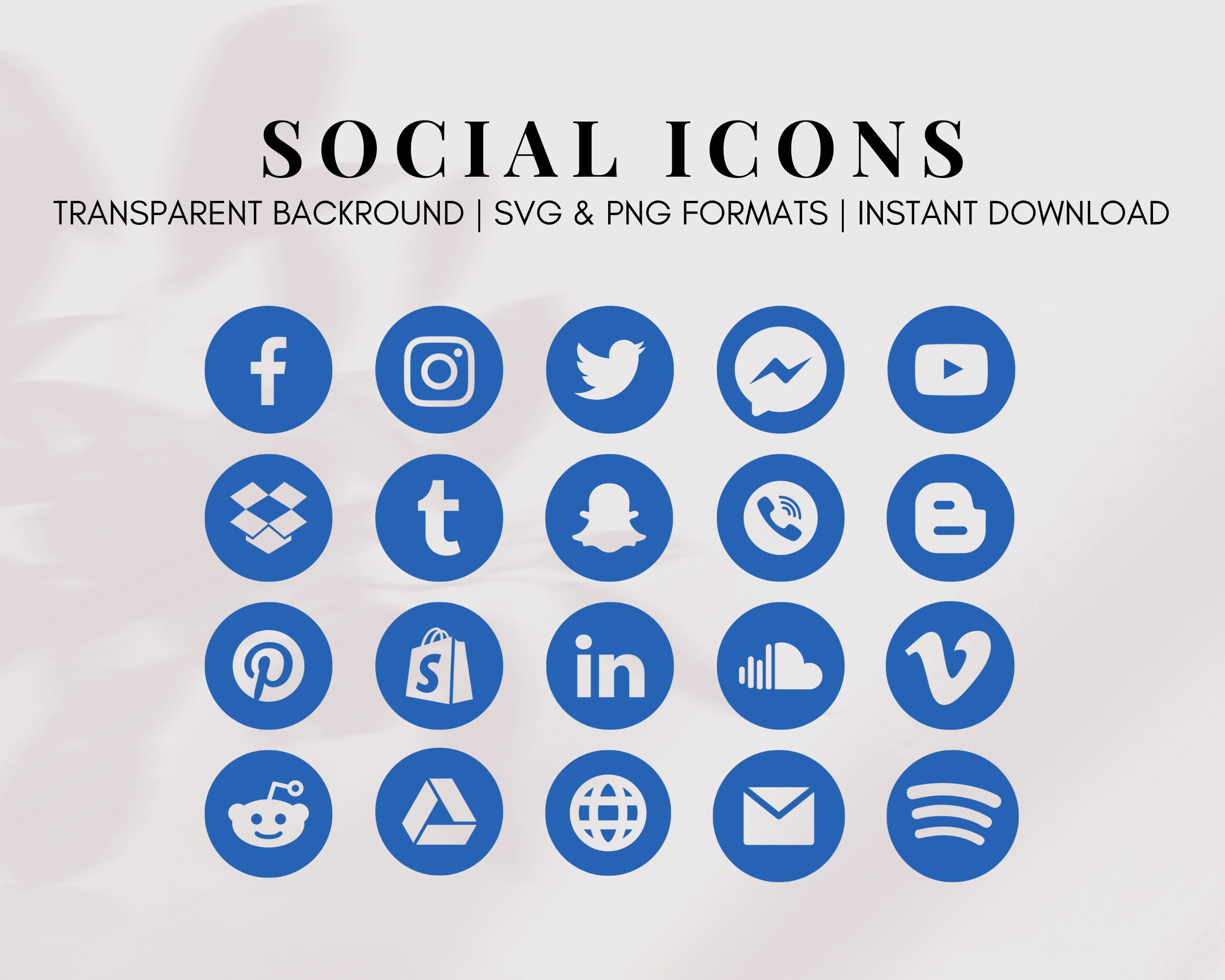 Social Media Icons Png Instagram