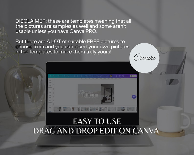 Travel UGC Portfolio Template Editable Travel Content Creator Travel ...