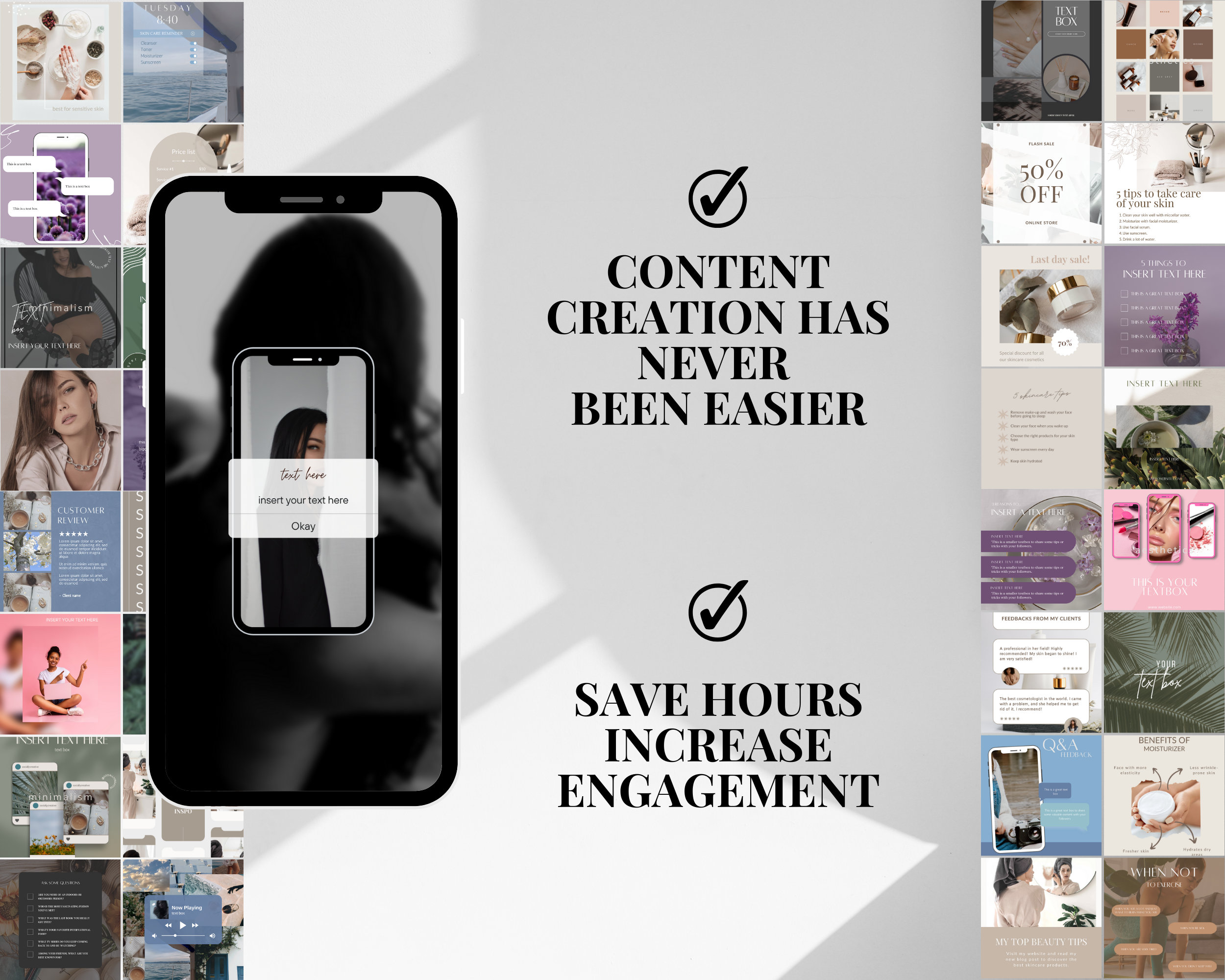 Custom Made Instagram Templates Editable Instagram Canva - Etsy