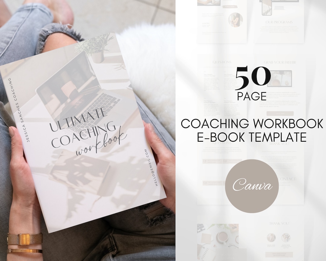 E-book Template Canva Workbook Template Coaching Lead Magnet Template ...