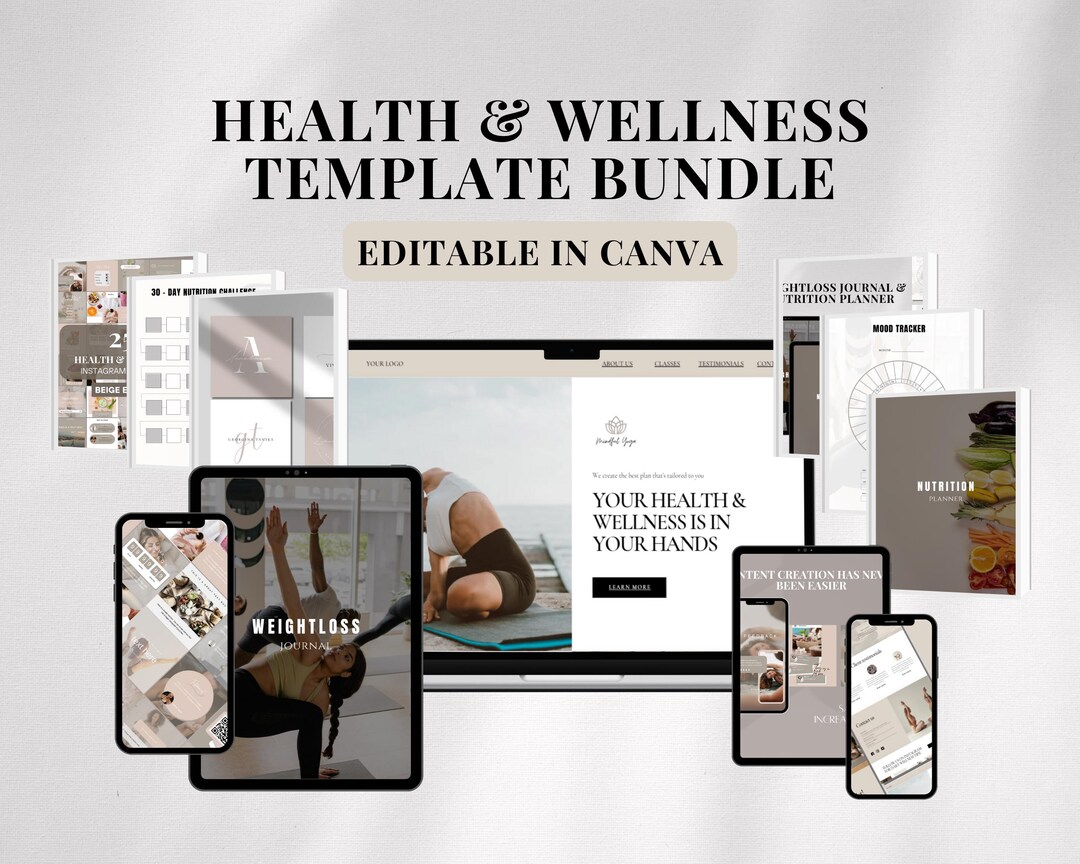 Health Coach Templates Wellness Instagram Templates Fitness Social ...