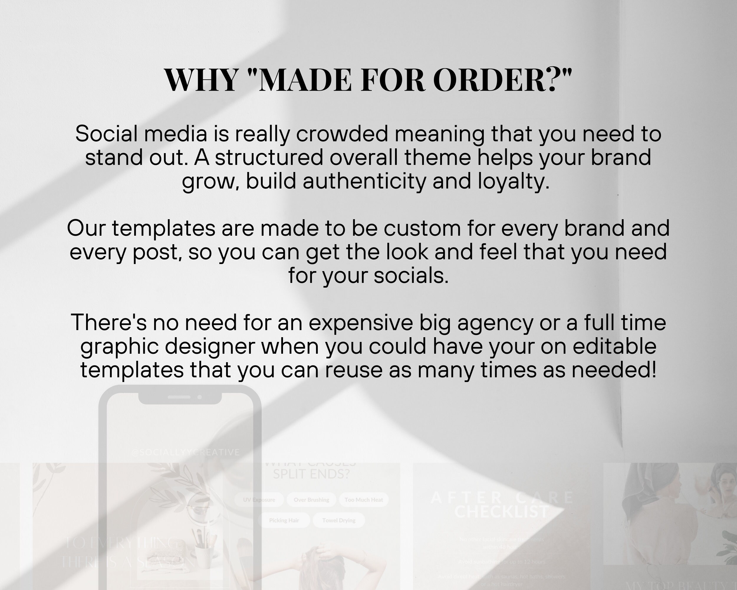 Custom Made Instagram Templates Editable Instagram Canva - Etsy