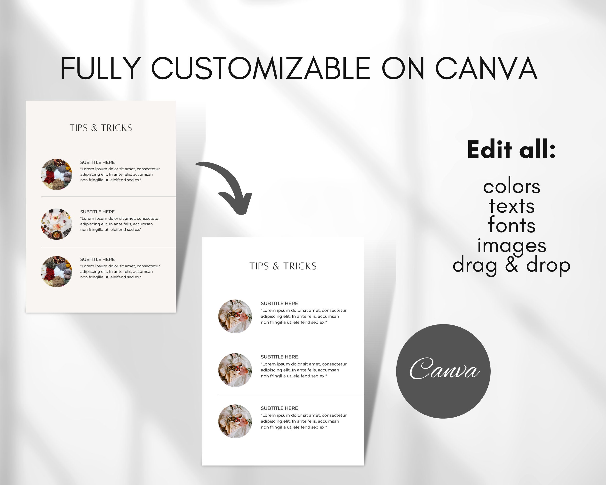 Editable Recipe E Book Template Digital Editable Cookbook Template ...