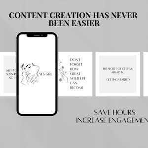 White Instagram Quote Templates| Editable Quote Templates| Motivational ...