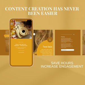Yellow Instagram Carousel Posts| Yellow Social Media Canva Templates ...