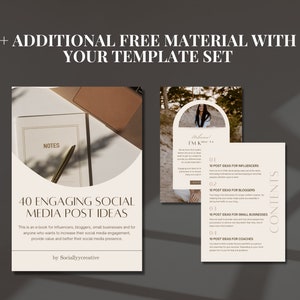 Black Media Kit Template Instagram Influencer Medium Kit Editable ...