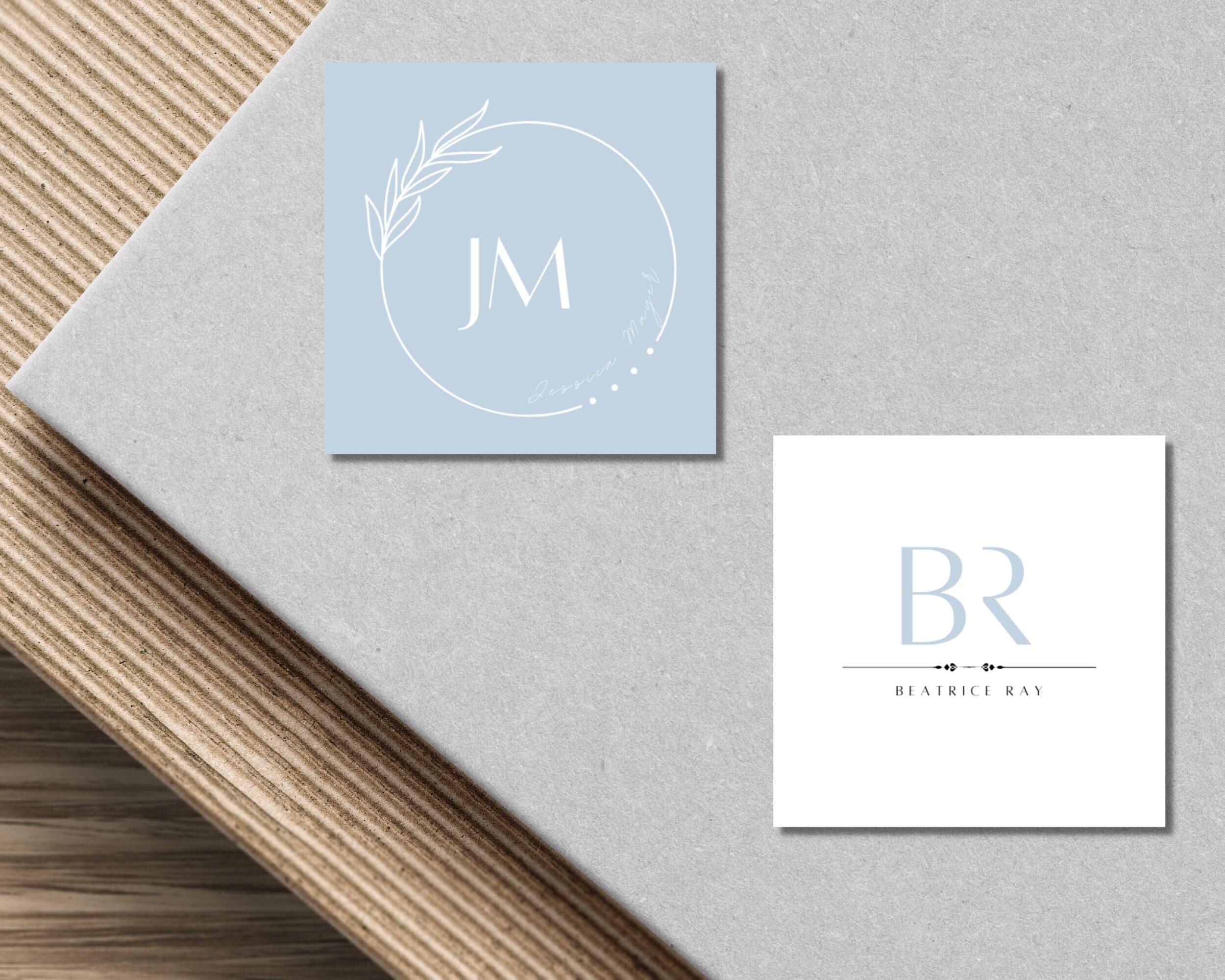Editable Logo Template White Canva Business Logo Blue Professional Logo ...