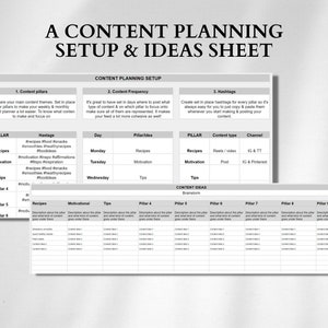 2024 Content Calendar for Social Media Growth Instagram Digital Planner ...