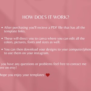 Valentines Day Instagram Templates Valentine Social Media Templates Red ...