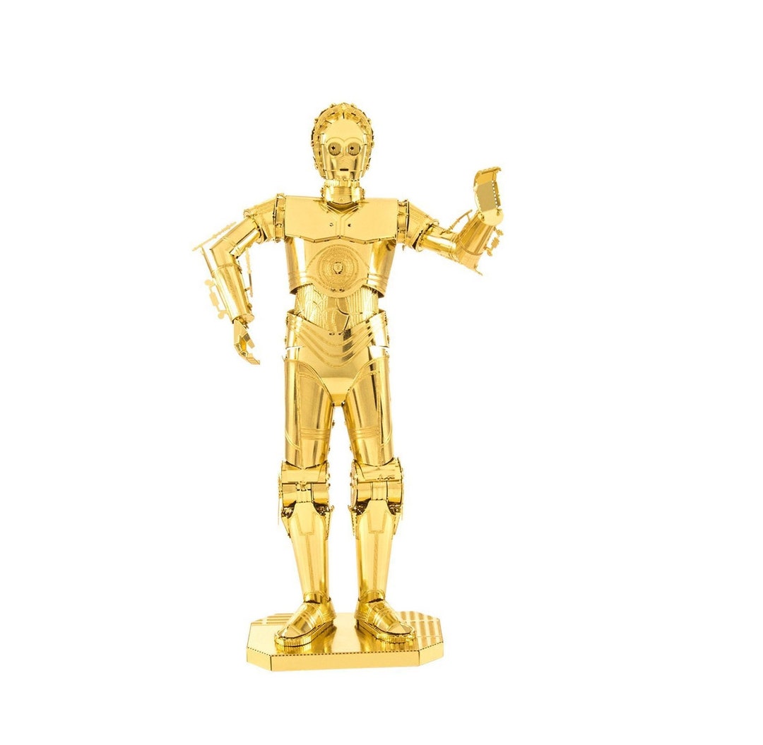 Star Wars C3PO C3P0 Craft Metal Model Kit 3d Puzzle Gadget Fathers ...