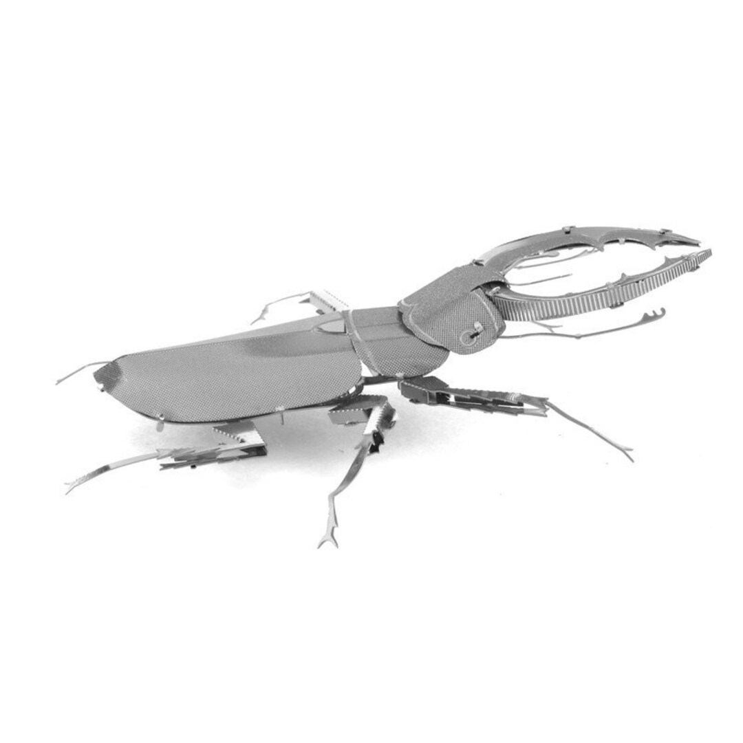 Stag Beetle Insects Animals Metal Model Kit 3d Puzzle Gadget Fathers ...