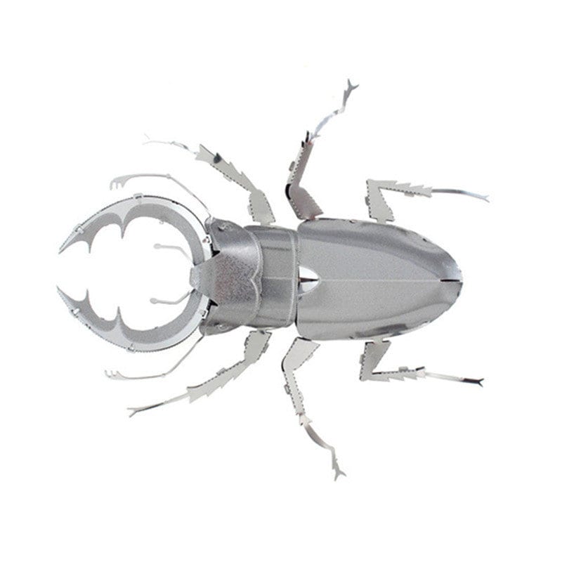 Stag Beetle Insects Animals Metal Model Kit 3d Puzzle Gadget Fathers ...