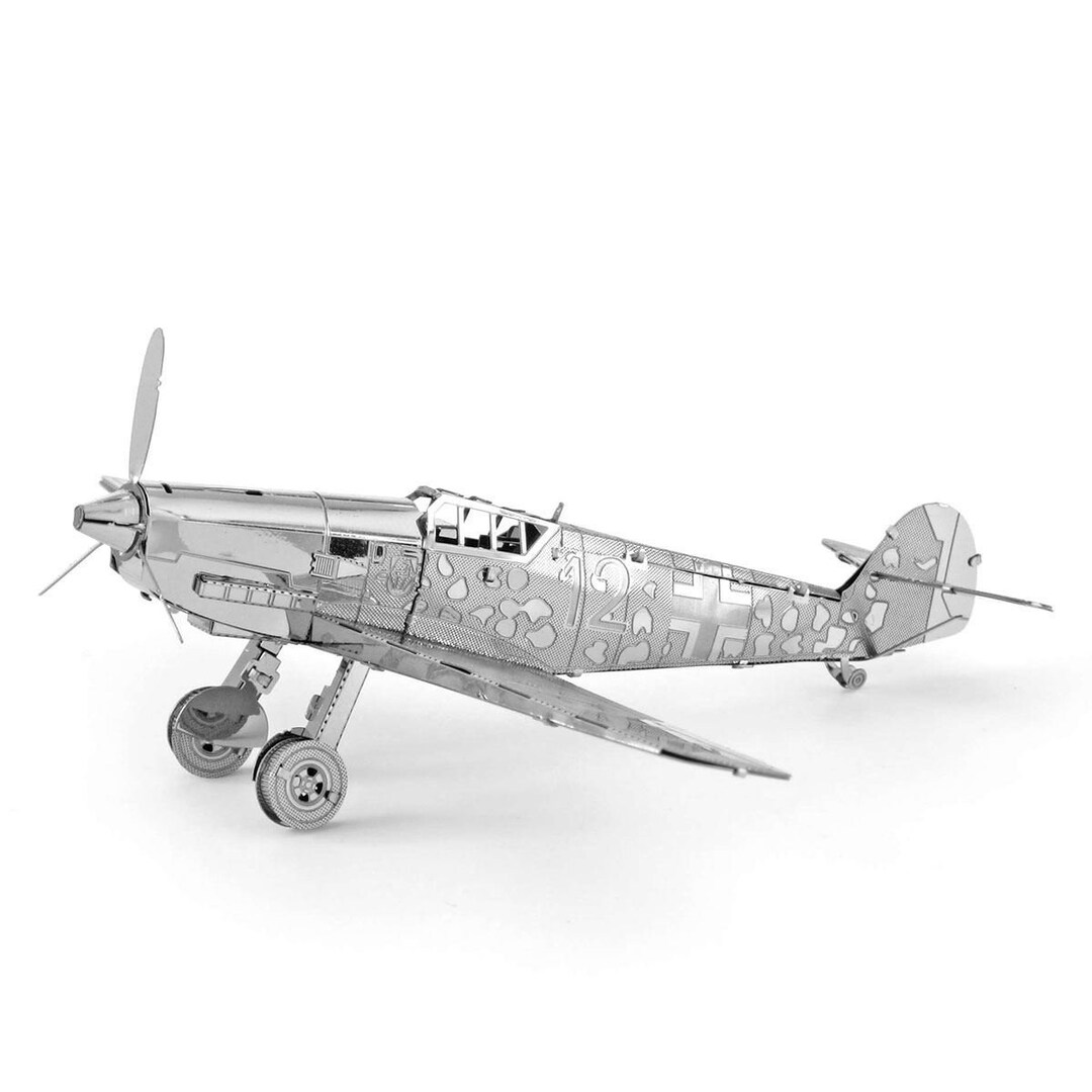 Messerschmitt Military Plane Aeroplane Aircraft Metal Model Kit 3d ...