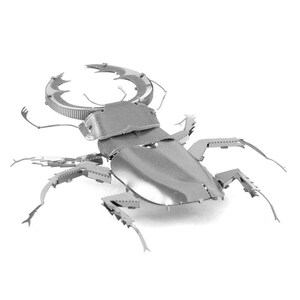 Stag Beetle Insects Animals Metal Model Kit 3d Puzzle Gadget Fathers ...