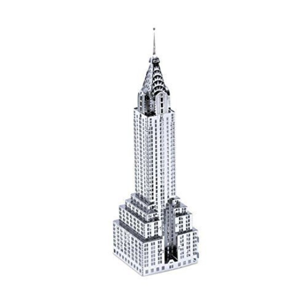 Chrysler Building Buildings Landmarks Monuments Metal Model Kit 3d ...