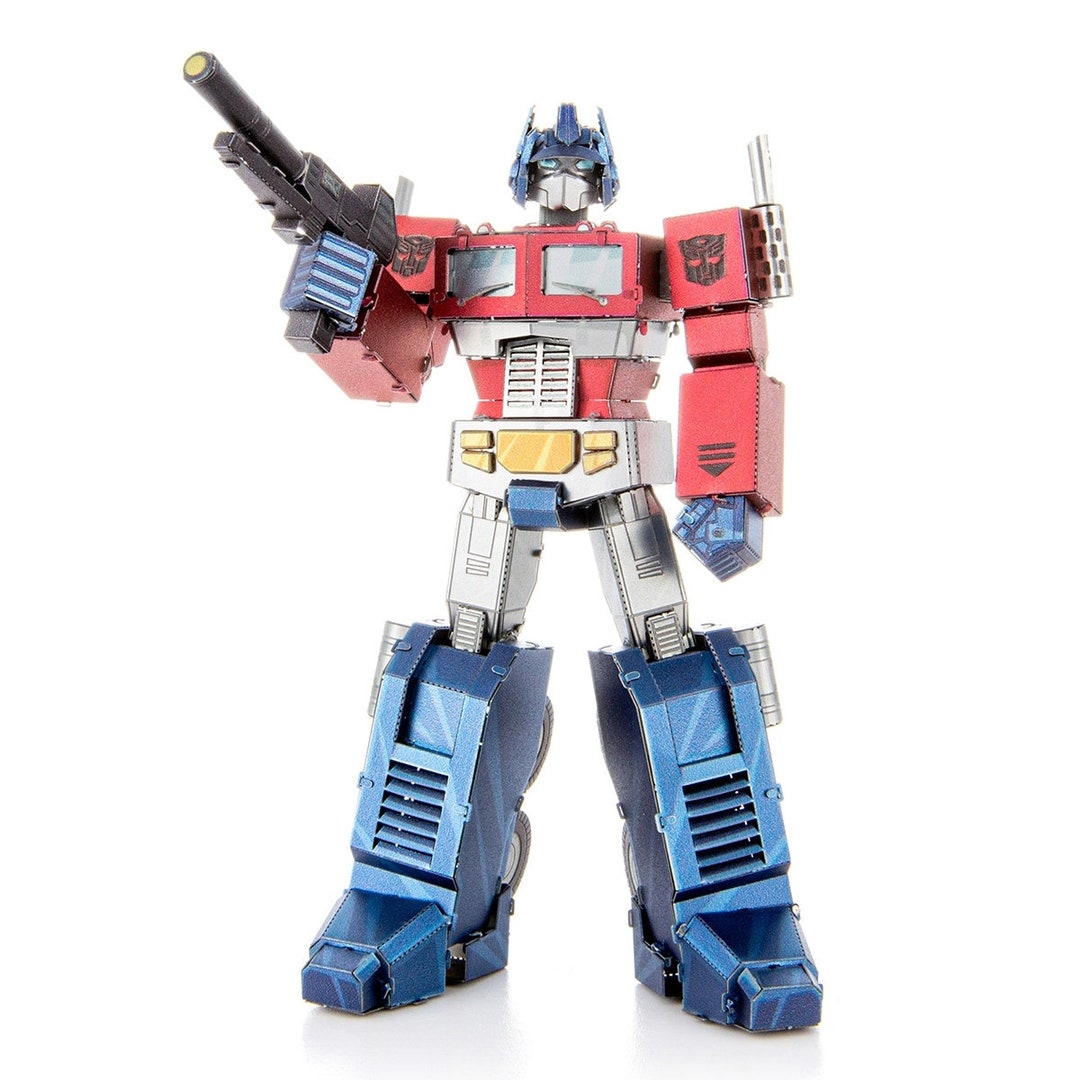 Transformers Optimus Prime Coloured Craft Metal Model Kit 3d Puzzle ...
