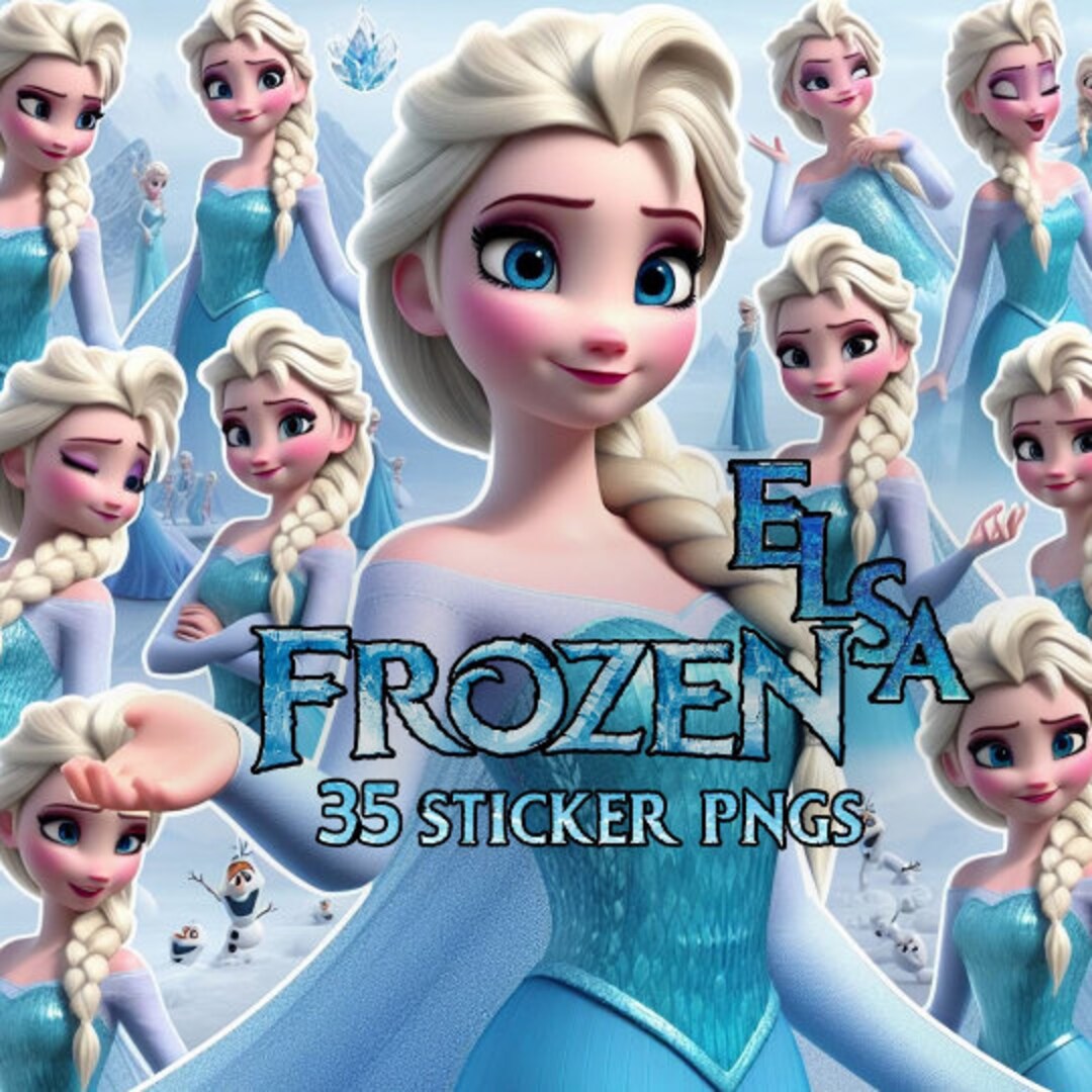 Frozen PNG Elsa PNG Bundle Elsa Clipart Princess PNG Instant download ...