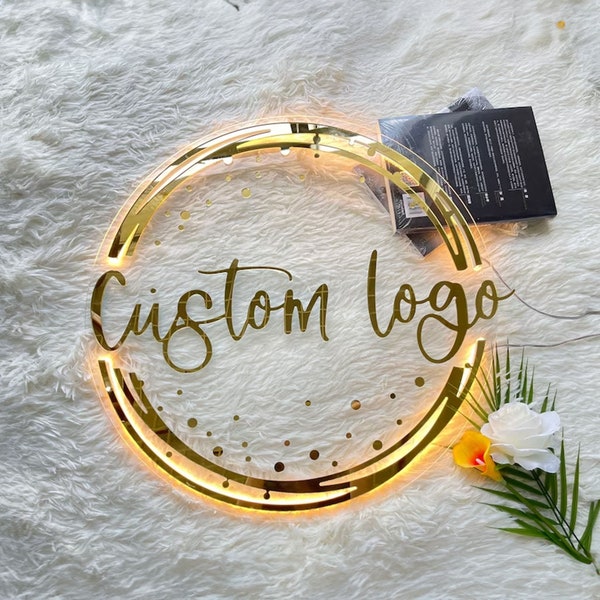 Custom Signs for Business Light Up - Etsy