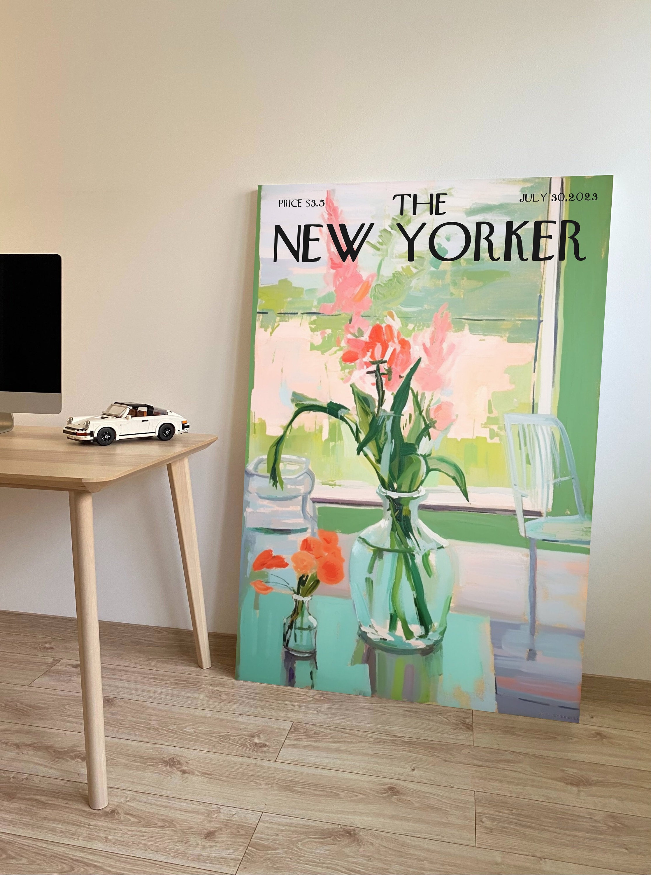 Room Window Art Room Window Painting Retro Magazine Cover - Etsy