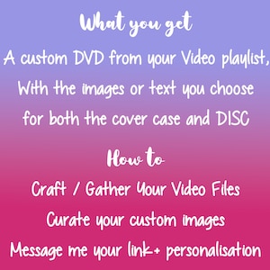 Your Custom DVD & Case - Any Video Dvds Burning Service - Etsy