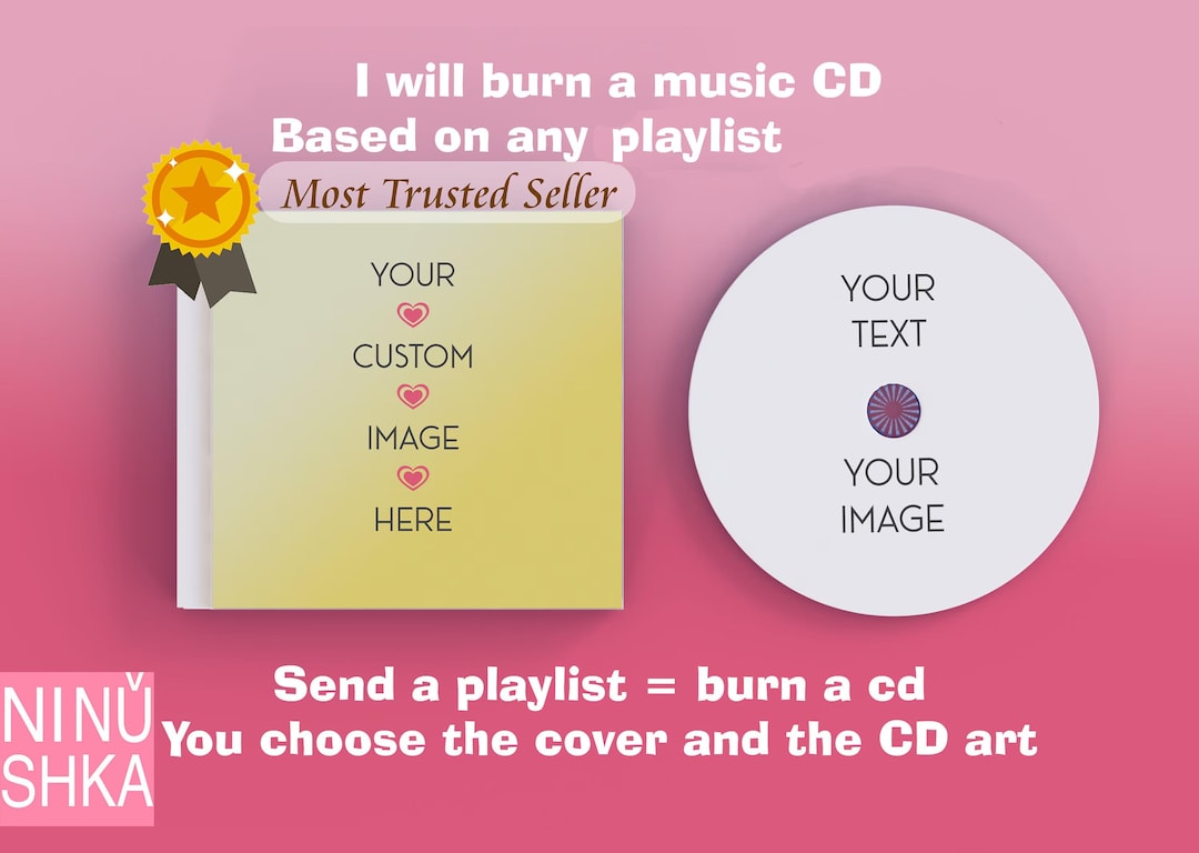 Custom Mixtape Playlist CD With Jewel Case: Personalised Music - Etsy