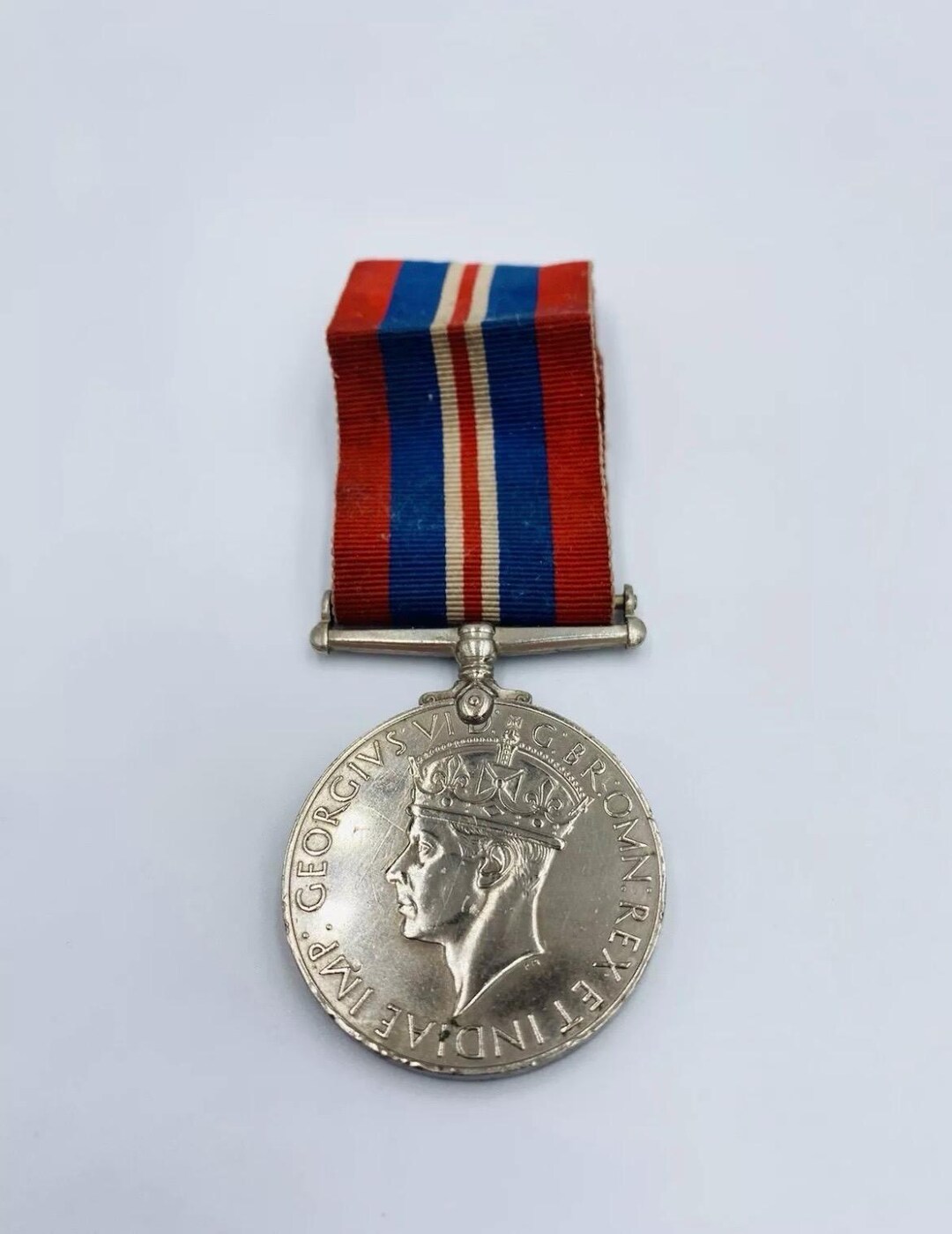 Genuine British WW2 Defence Medal With Original Ribbon 1939-1945 - Etsy