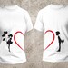 Matching Couple Shirt SVG Bundle: Valentine's Day Outfits (digital ...