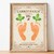 Farm Sign Carrot Patch Easter / Footprint Feet Art Craft / Kids Baby ...