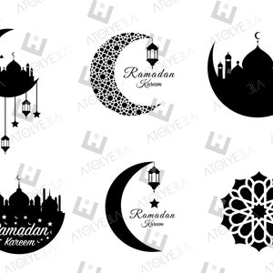 30 Islamic SVG Bundle, Cutting Files, Template, Masjid, Mosque, Ramadan ...