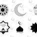 30 Islamic SVG Bundle Cutting Files Template Masjid - Etsy