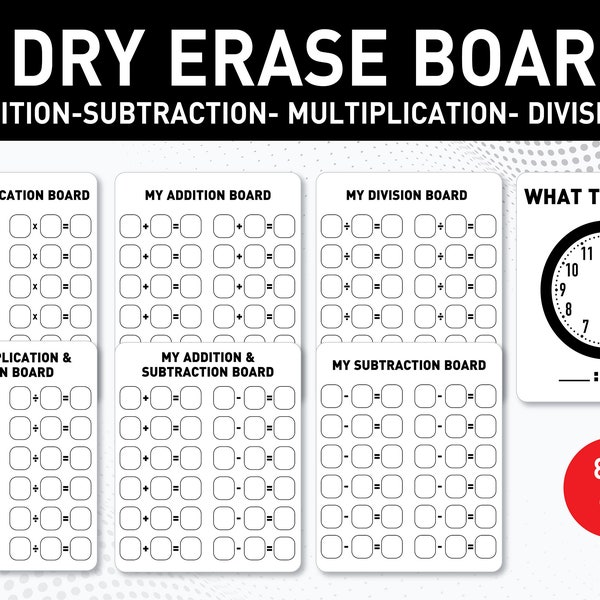 Dry Erase Boards - Etsy