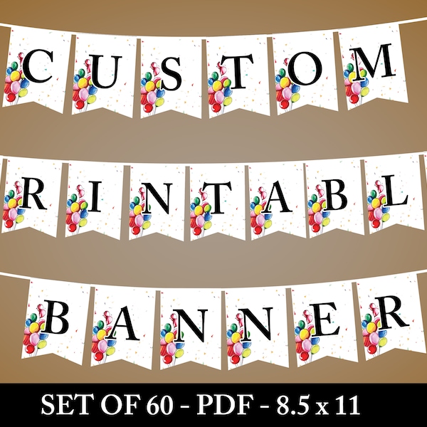 Printable Banner - Etsy