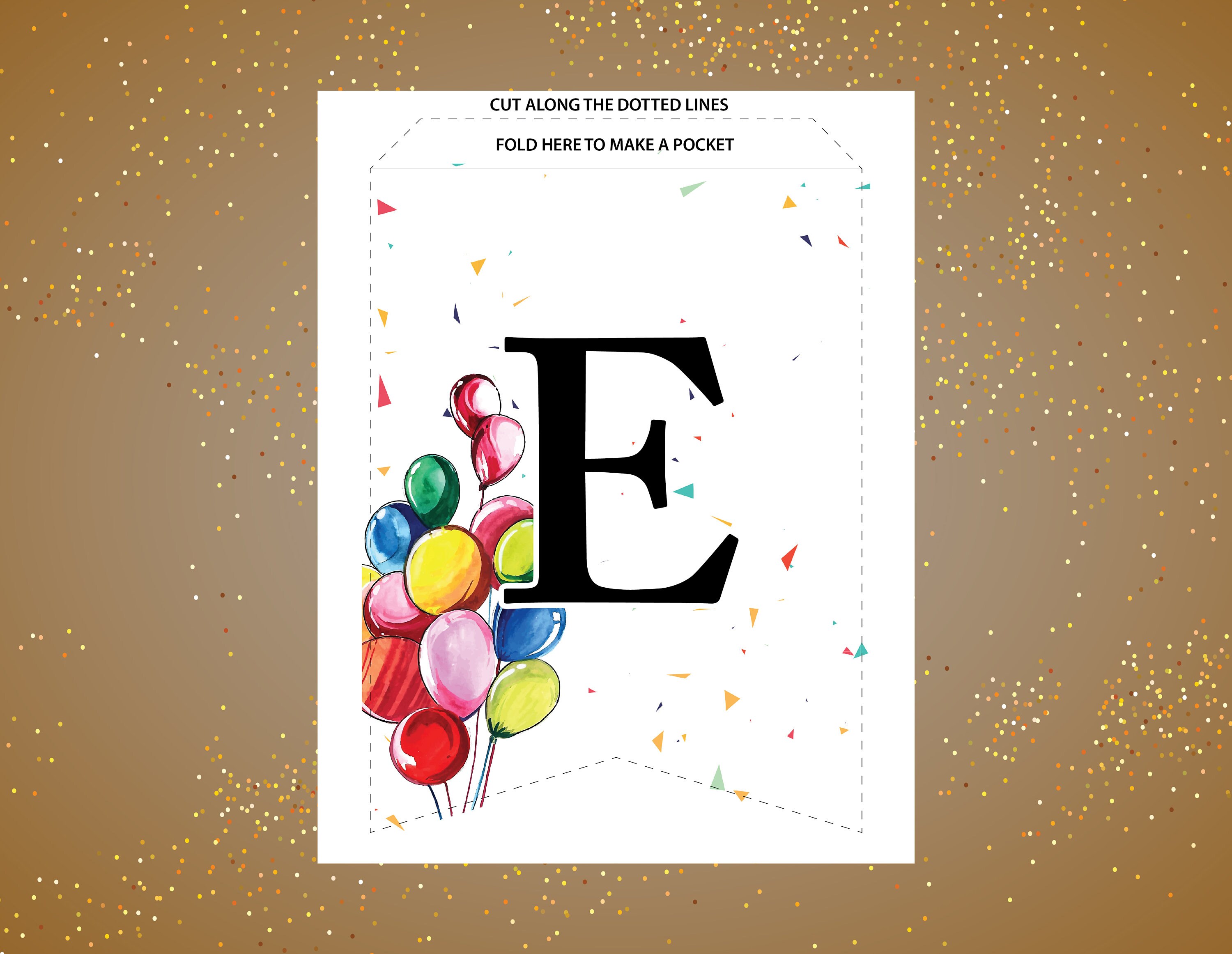 Cute Printable Banner, Birthday Party, Shower Decoration,banner ...