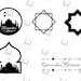 30 Islamic SVG Bundle Cutting Files Template Masjid - Etsy