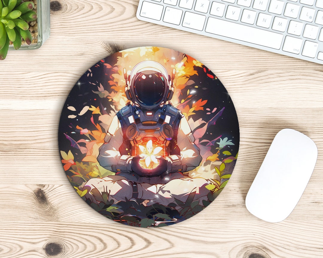 Interdimensional Traveler Mouse Pad, Cute Mouse Pad, Round Mouse Pad ...