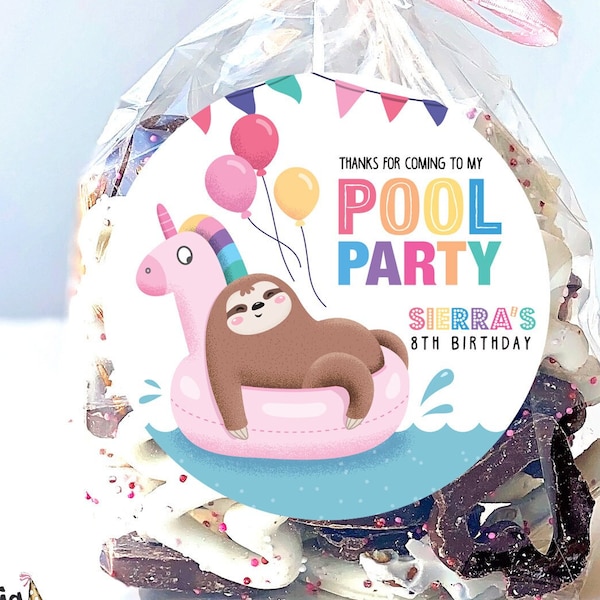 Sloth Party Favors - Etsy