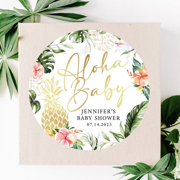 Aloha Baby Shower - Etsy