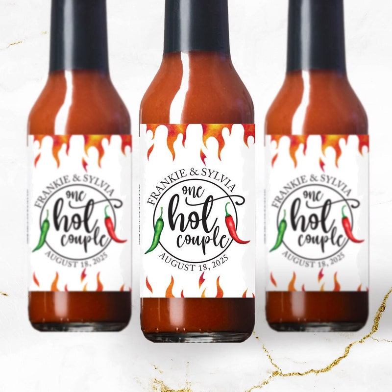 Hot Sauce Wedding Favors - Etsy