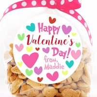 VALENTINE Pop It Printable Gift Tags, Editable Personalized Heart ...