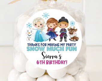 Toppers & Bags Only Olaf From Frozen Party Favor Toppers and Bags Only ...