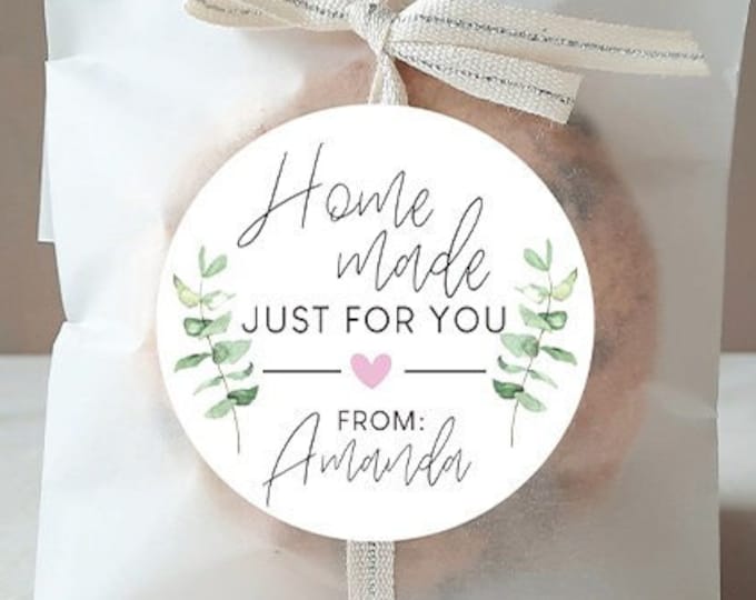 Personalized Stickers, Homemade Bakery Stickers, Homemade for You ...