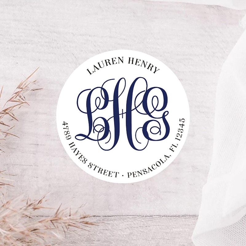 Monogram Address - Etsy
