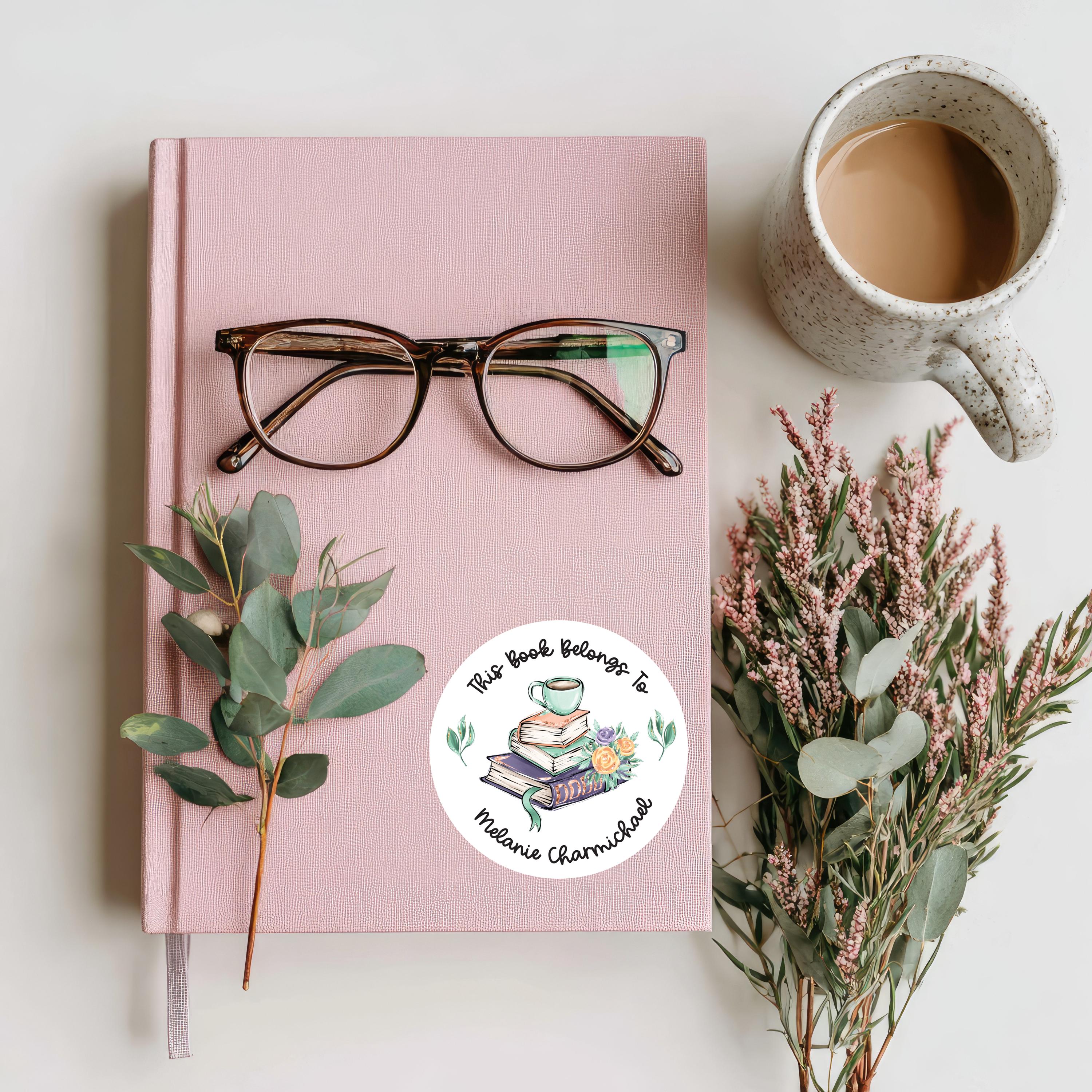 Personalized Book Name Labels | Custom “this Book Belongs To” Stickers ...